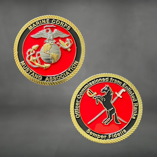Marine Corps Mustang Association Challenge Coin | MCMA