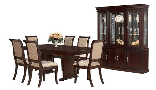 Orion Dining Table, Chairs, Hutch & Server Set | P S Furniture Ltd