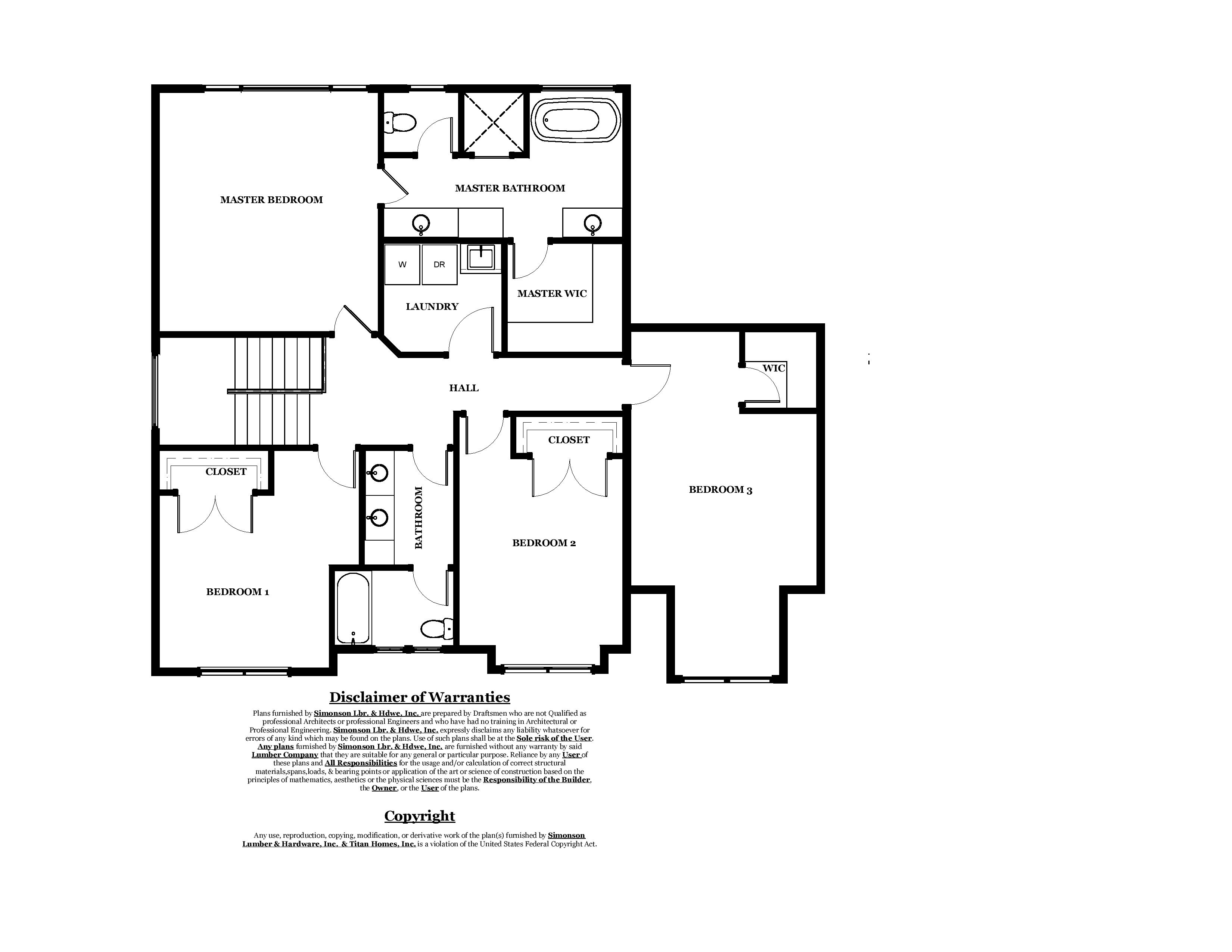 Two Story Floor Plans - Titan Homes