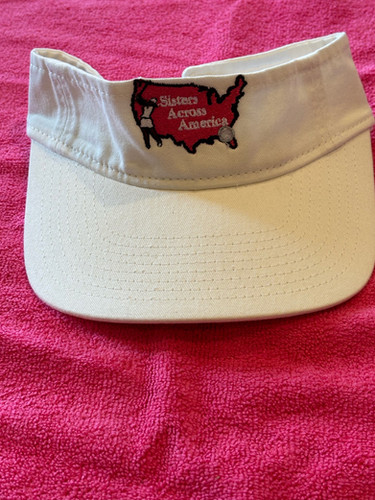SAA White Visor | SAAGolf