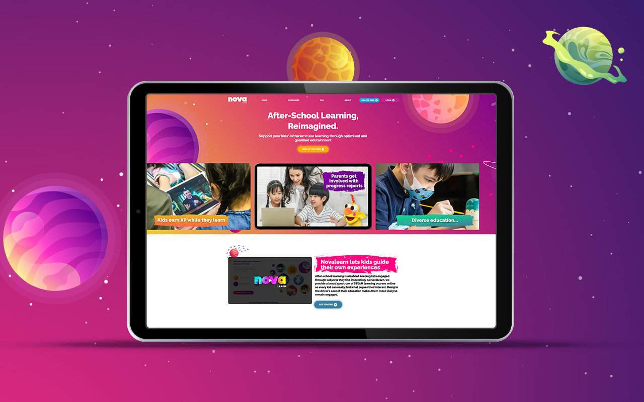 Nova Learn | Graphic Design | Splash Productions