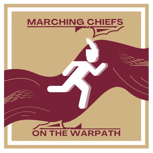 Marching Chiefs Warpath Sticker | fsuchiefsapparel