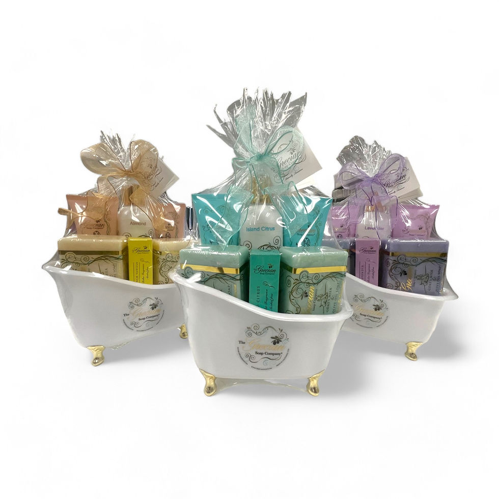 Deluxe Bathtub Gift Set | The Grecian Soap Co.