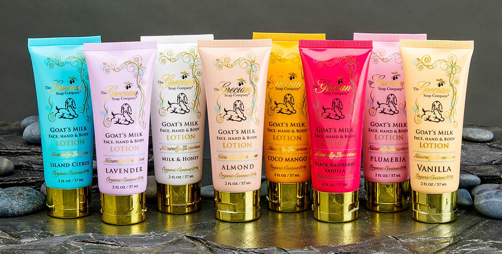 GOAT'S MILK SOAP BATH & BODY PRODUCTS | THE GRECIAN SOAP COMPANY
