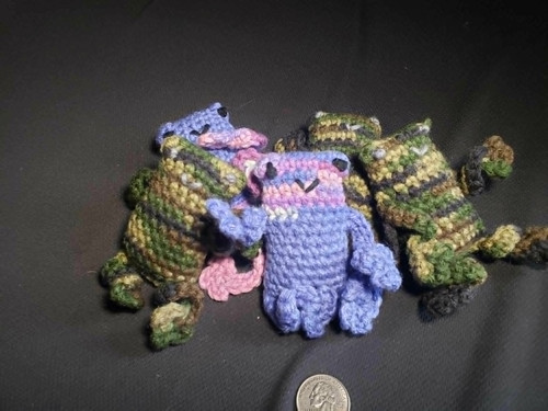 "Pancake Leggy Frog" in custom colors! | Vikingshire Handmade
