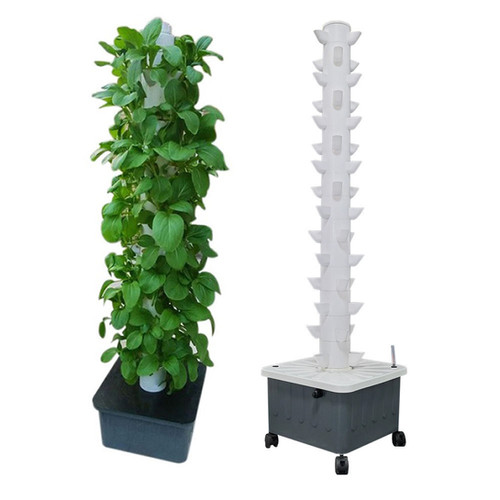 Greenhouse New Agricultural Rotary Aeroponic Tower Garden Vertical ...
