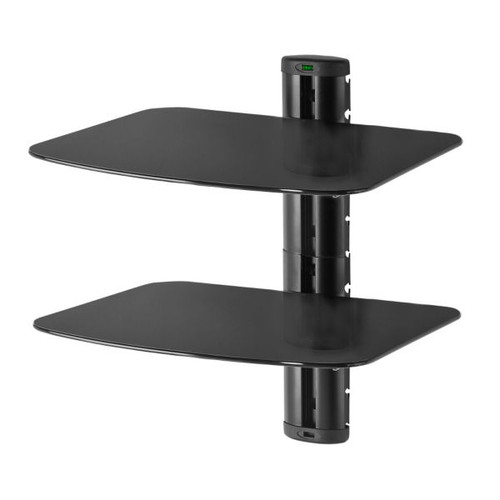 ESHV30 / Peerless AV Double Wall Shelf with Glass | A. M. Communications