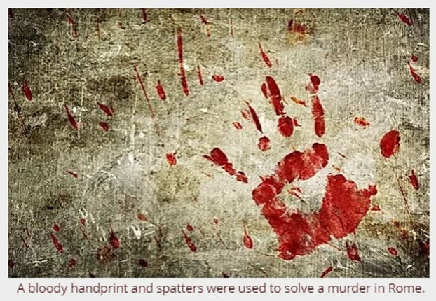 Analyzing Bloodstains in Ancient Rome