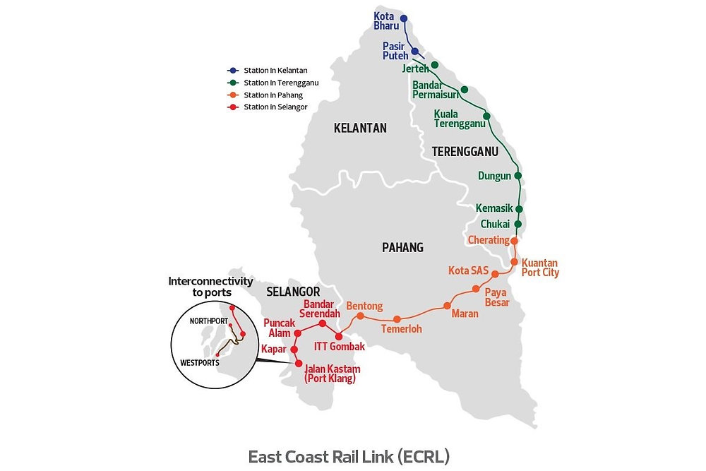 Tender sambungan Projek ECRL (Spur Line) ke Pelabuhan Klang kini dibuka ...