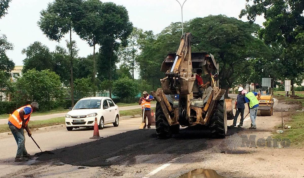 Turapan jalan besar-besaran di Selangor dua minggu lagi
