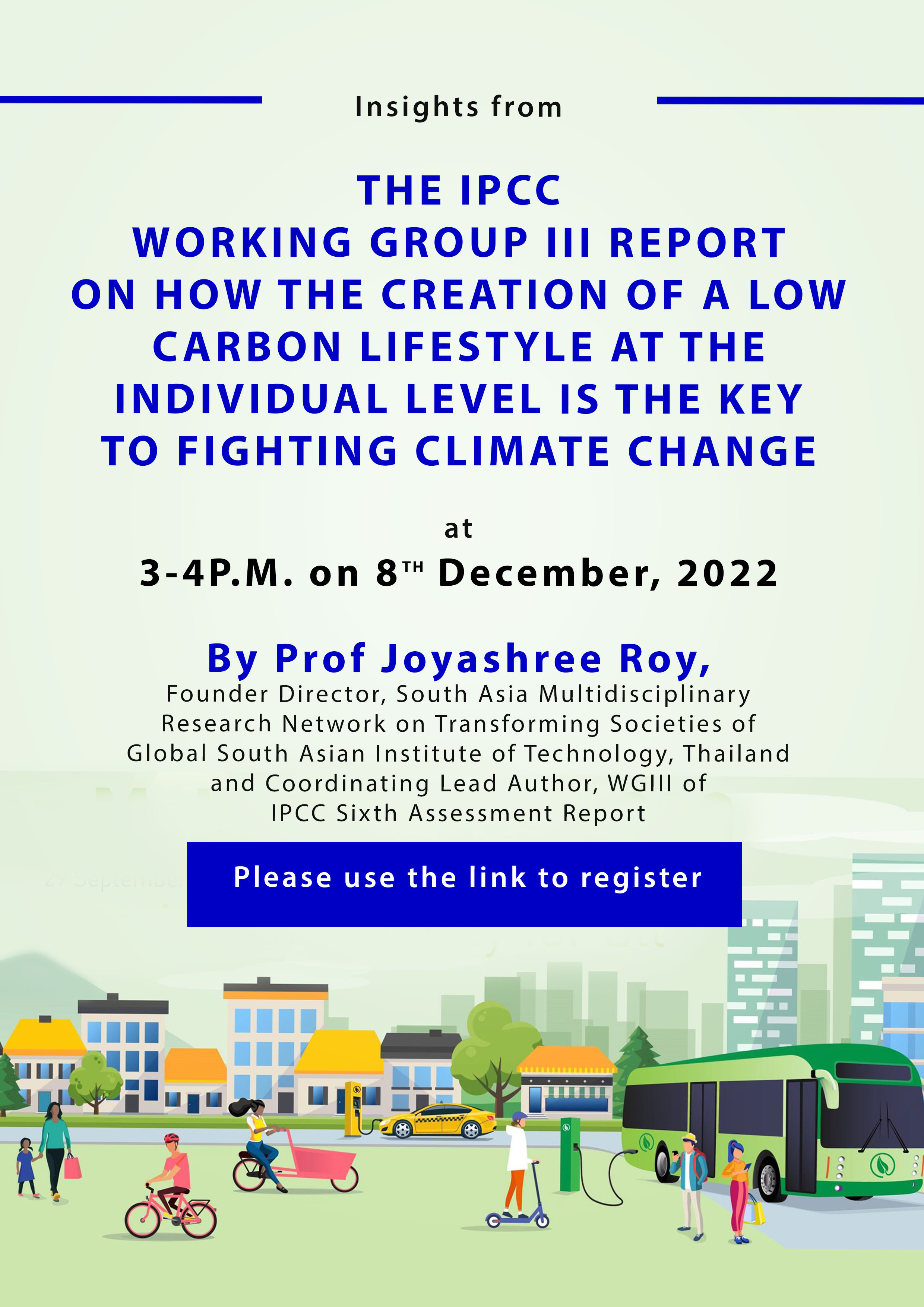 Report on how the creation of a low carbon lifestyle eat the individual ...