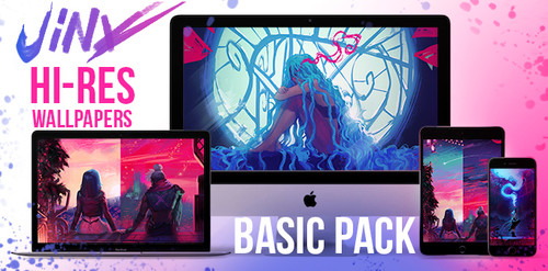 Arcane Jinx & Timebomb Wallpapers (BASIC Pack) | Sonia Matas