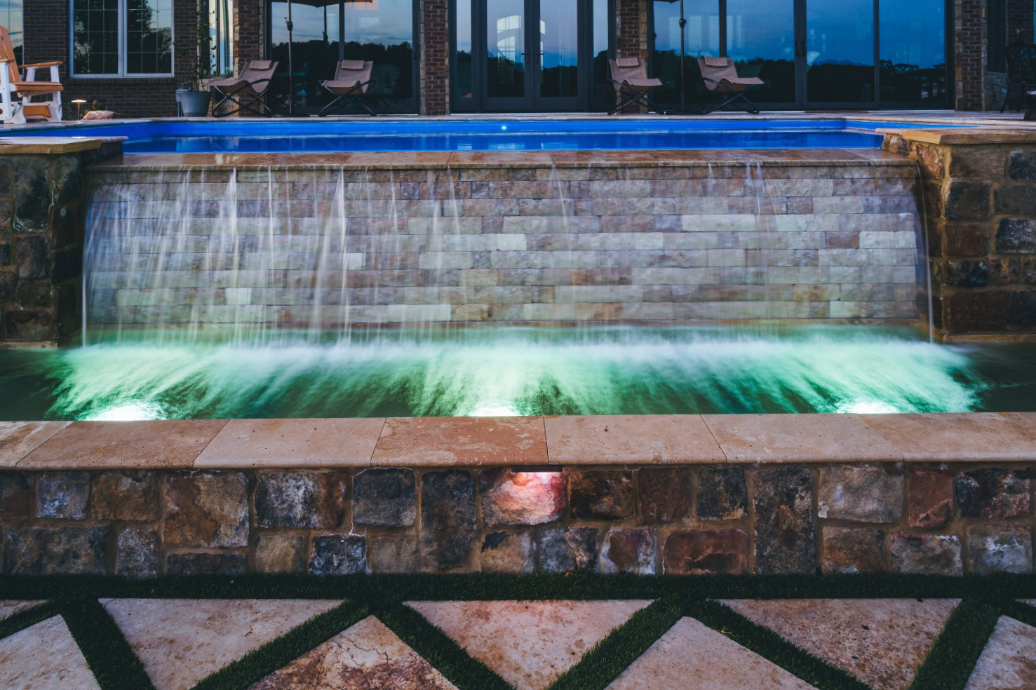 water features cascade design