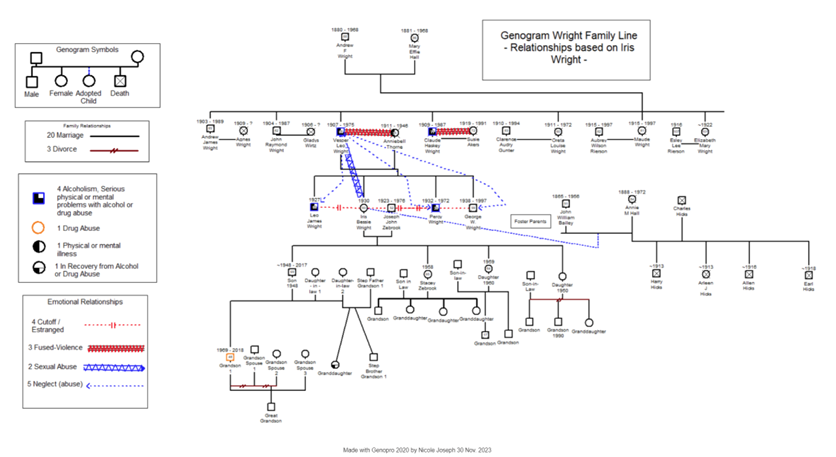 Blog 12: Trauma Begets Trauma Series: Using Genograms to Display ...
