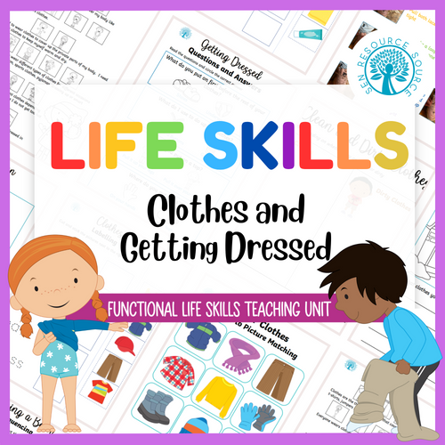 Functional Life Skills - Clothes and Getting Dressed | SEN Resource Source