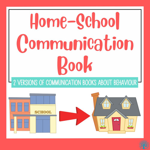 Home-School Communication Book - 2 versions | SEN Resource Source