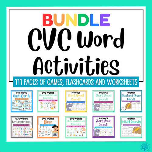 Big CVC Word Activities Bundle Word | SEN Resource Source