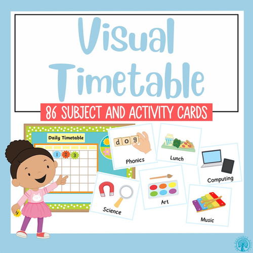 Visual Timetable Cards | SEN Resource Source