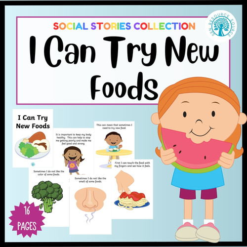 I Can Try New Foods Social Story | SEN Resource Source