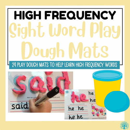 Sight words play dough mats | SEN Resource Source