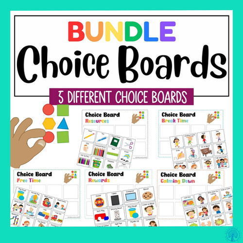 Choice Boards Bundle | SEN Resource Source