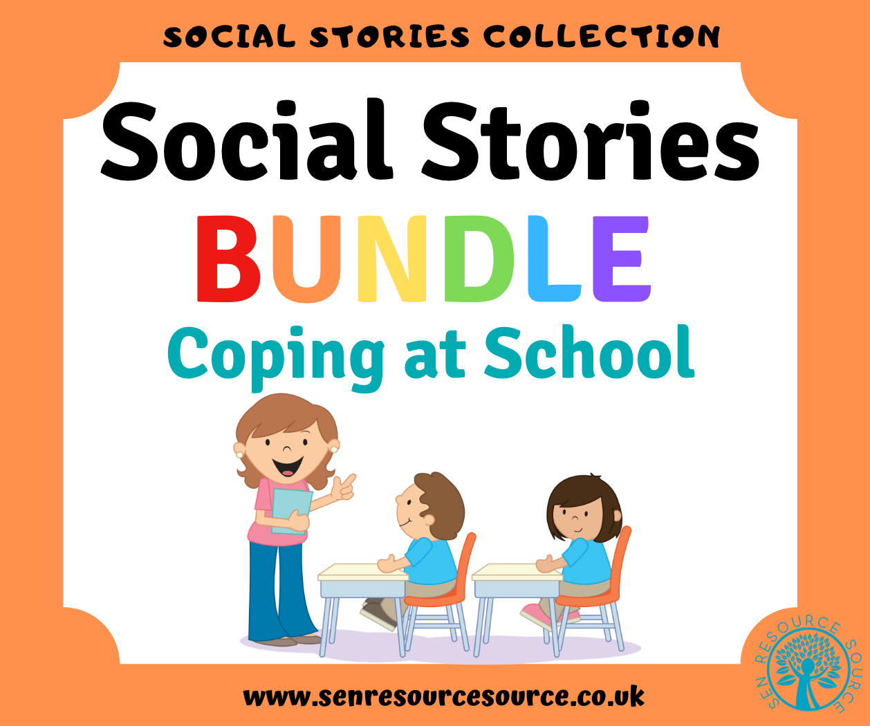 Coping at School Social Stories Bundle | SEN Resource Source