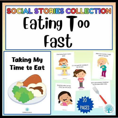 Eating Too Fast Social Story | SEN Resource Source