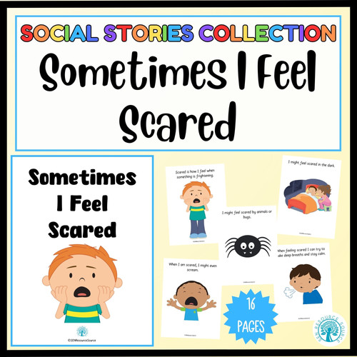 Sometimes I Feel Scared Social Story | SEN Resource Source