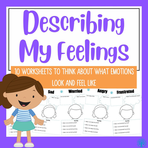 Describing my Feelings Worksheet Set | SEN Resource Source