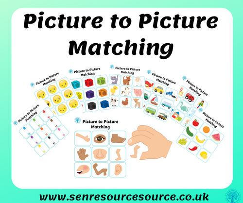 Picture to Picture matching | SEN Resource Source