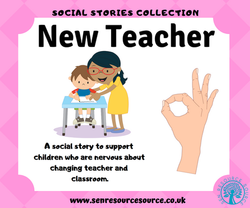 New Teacher in a New School Year Social Story | SEN Resource Source