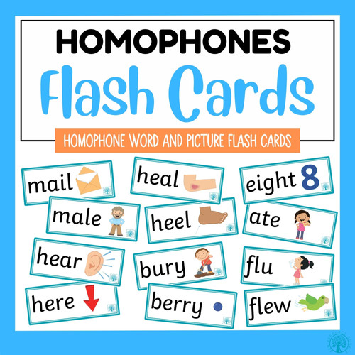 Homophone Flash Cards | SEN Resource Source
