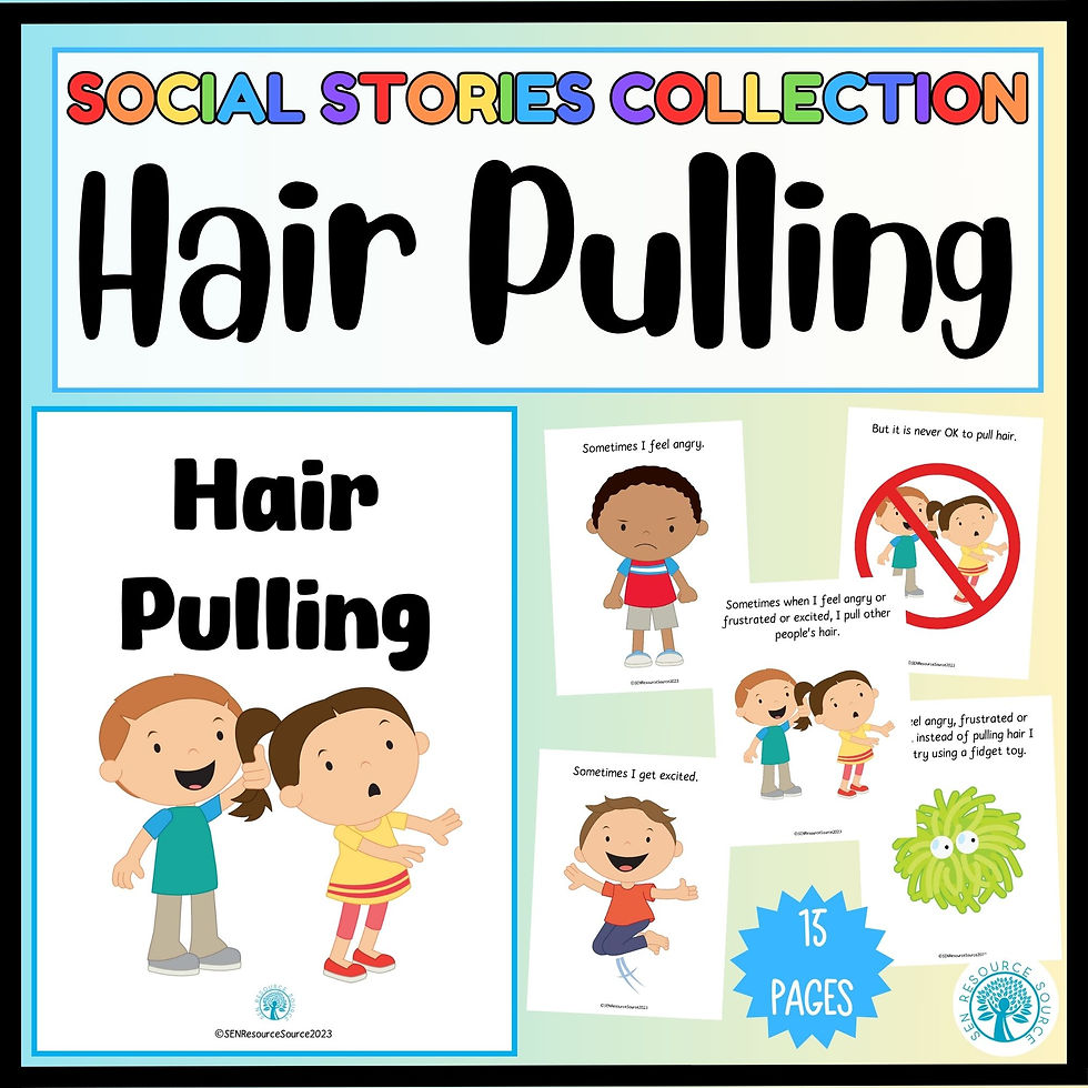 Hair Pulling social story | SEN Resource Source