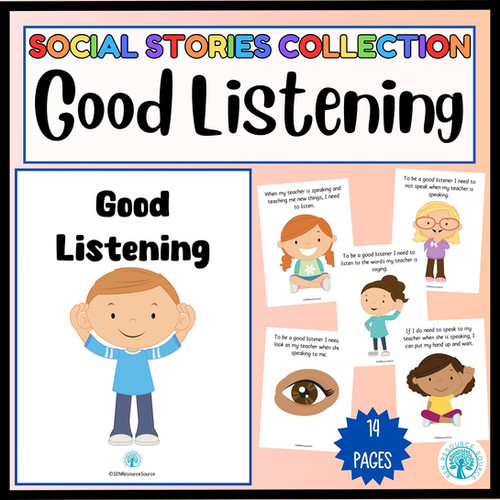 Good Listening Social Story | SEN Resource Source