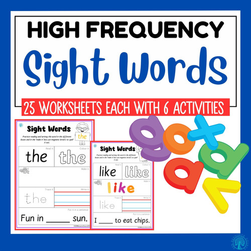 High Frequency Sight Word Activity Mats | SEN Resource Source
