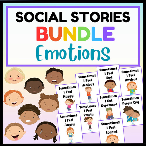 Emotions Social Stories Bundle | SEN Resource Source