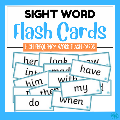 First 100 high frequency words flash cards | SEN Resource Source
