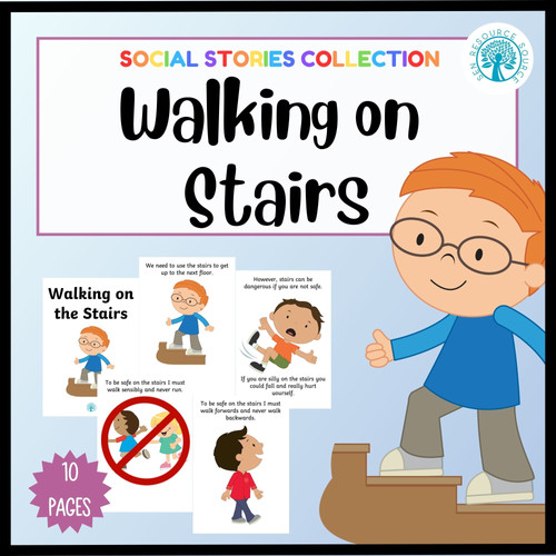Walking on the Stairs Social Story | SEN Resource Source