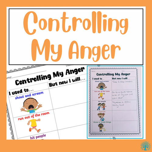 Controlling my Anger Worksheet | SEN Resource Source