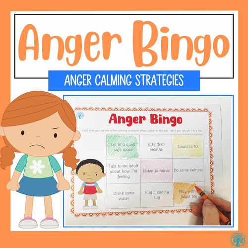 Anger Bingo for Calming Strategies | SEN Resource Source