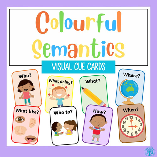 Colourful Semantics Visual Cue Cards | SEN Resource Source