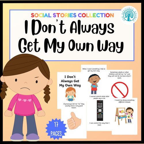 I don't always get my own way social story | SEN Resource Source