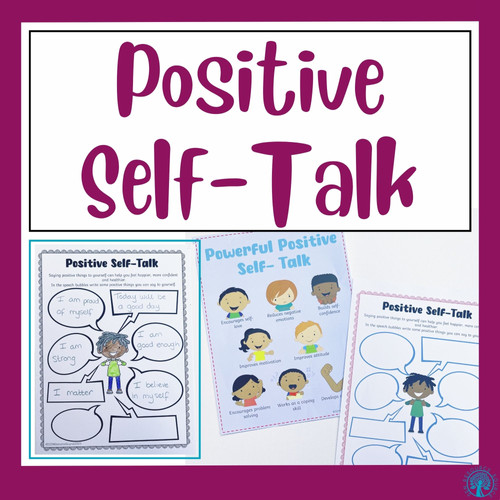 Positive Self-Talk Poster and Worksheet | SEN Resource Source