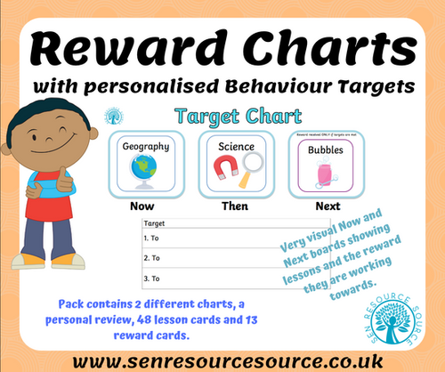 Now and Next Target Behaviour Charts | SEN Resource Source