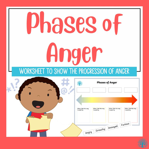Phases of Anger Worksheet | SEN Resource Source
