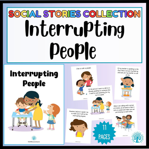 Interrupting People Social Story | SEN Resource Source