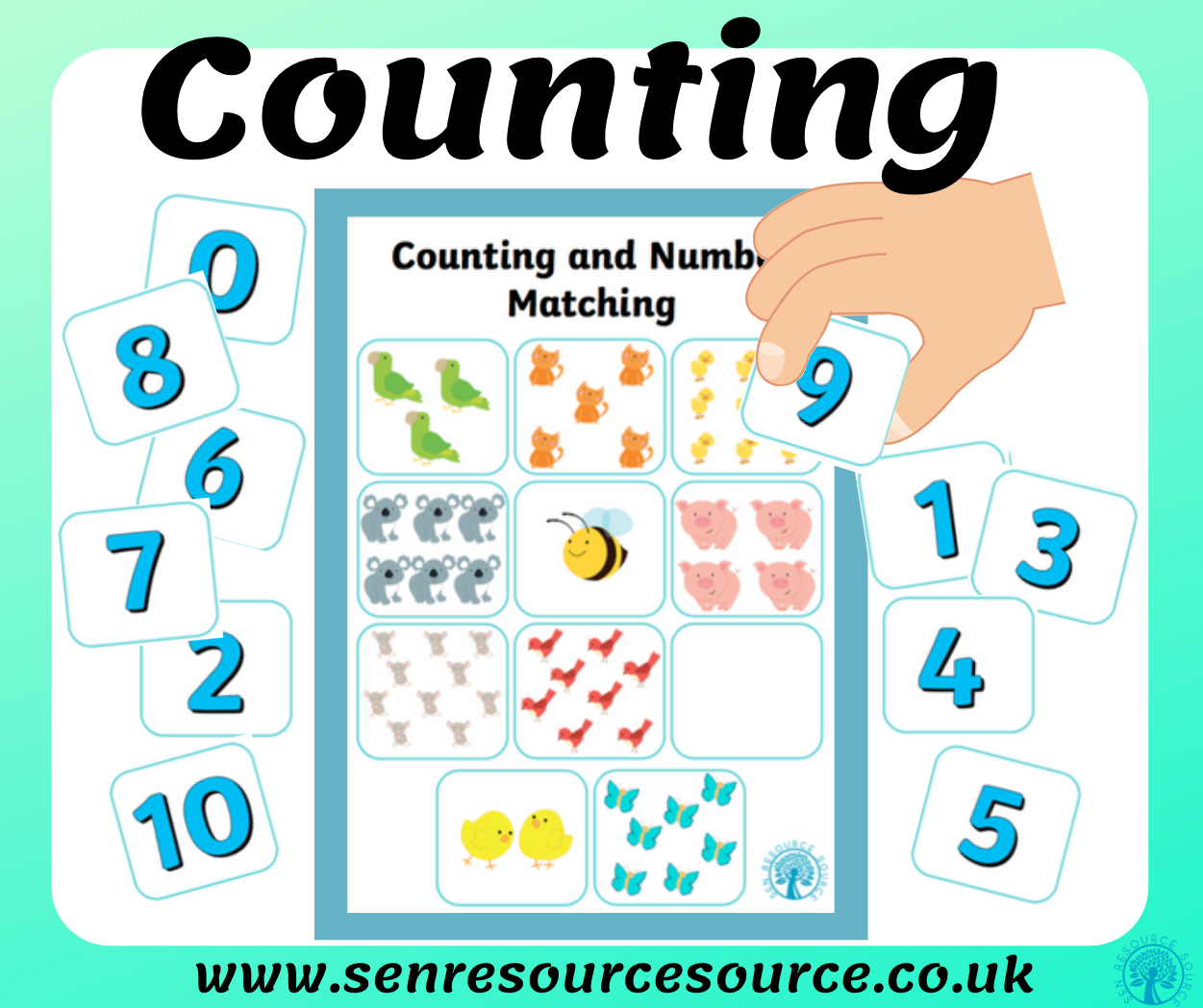 Big Counting to 10 Activities Bundle | SEN Resource Source
