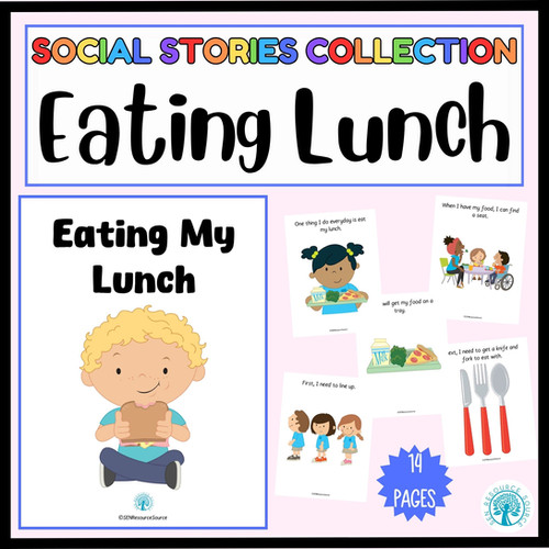 Eating my Lunch Social Story | SEN Resource Source