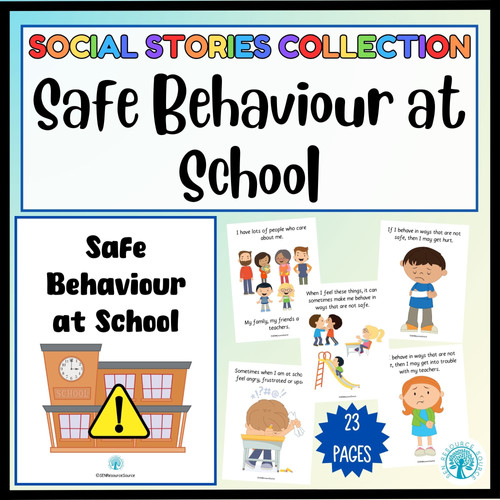 Safe Behaviour at School Social Story | SEN Resource Source