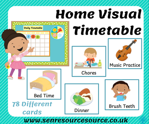 Home Visual Timetable | SEN Resource Source